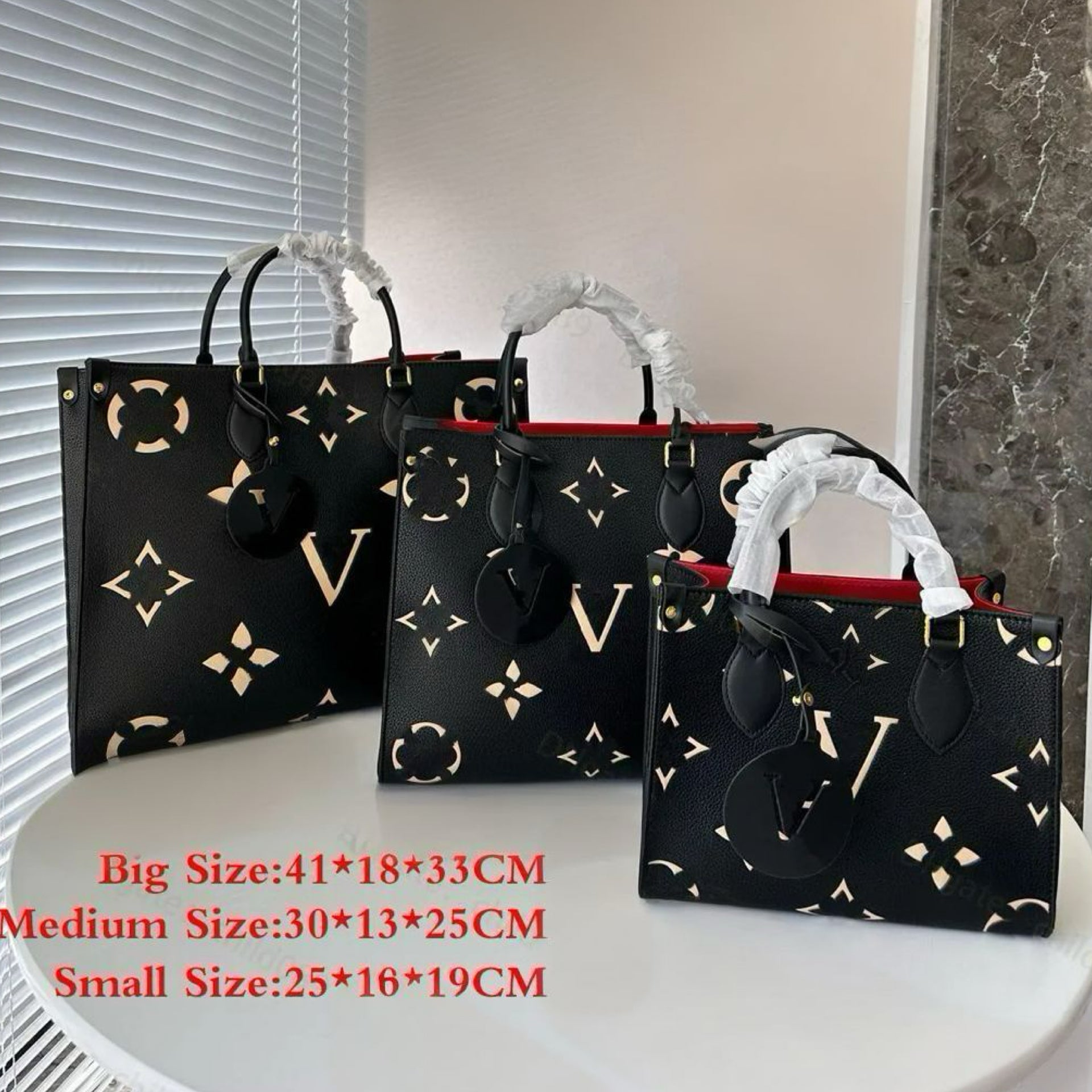 Black OTG red interior – SC Clothing Co